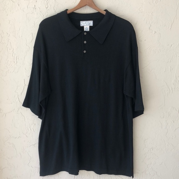 Murano | Shirts | Murano Silk Black Mens Shirt Xl | Poshmark